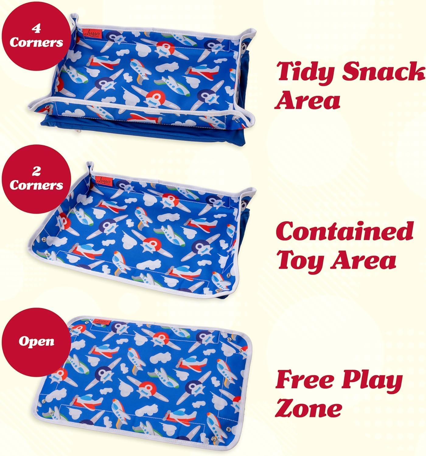 Lusso Gear Kids Tray Table Cover Review - Ocean Bliss Journeys